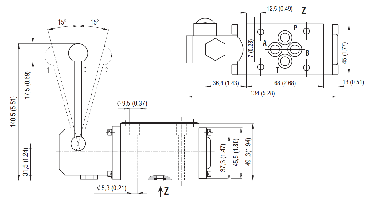 75M305 | Cartridges » Solenoid Operated » 4-way | Sun Hydraulics